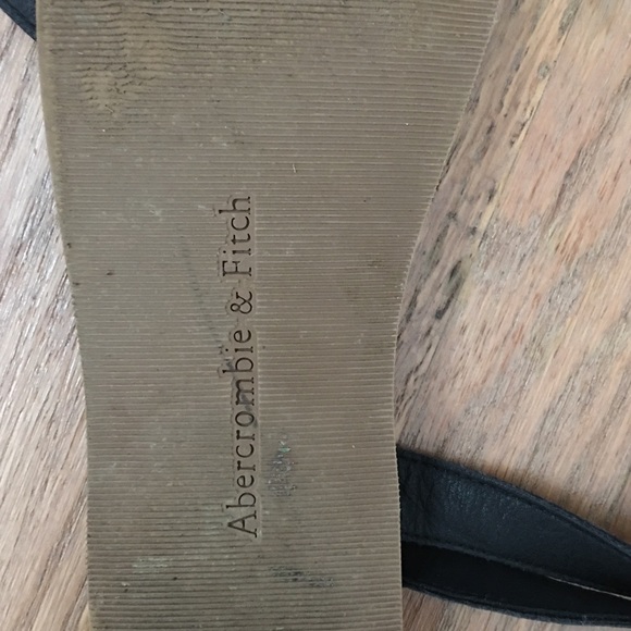 Abercrombie & Fitch | Shoes | Black Abercrombie And Fitch Sandals ...